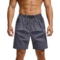Casual Shorts for Men Plus Size Fashion Drawstring High Wasited ...