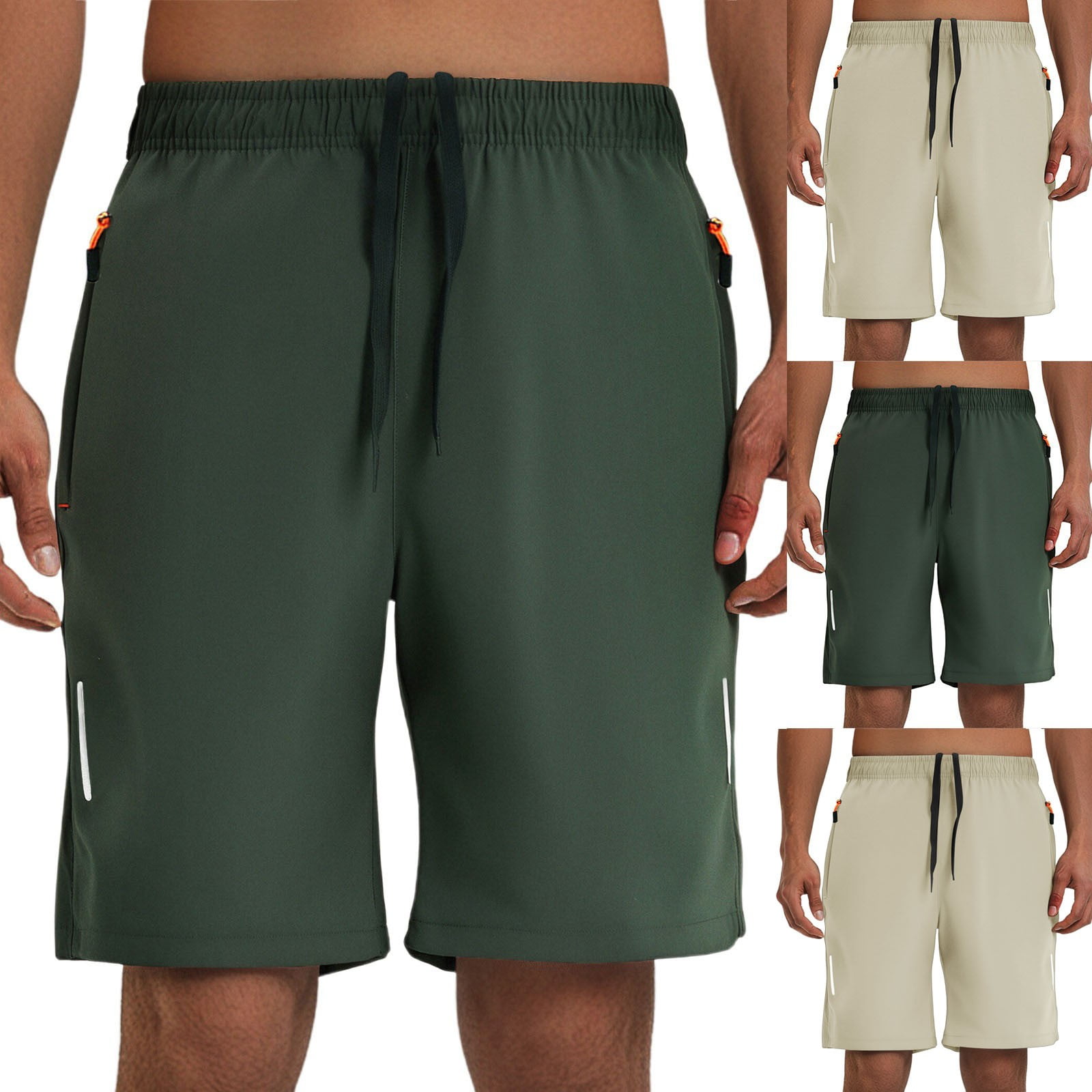 Casual Shorts for Men Summer Thin 5 Eighths Length Outwear Daily Wear ...