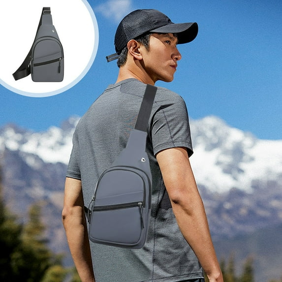 Casual Shoulder Bag Crossbody Chest Sling Backpack | Large Capacity ...