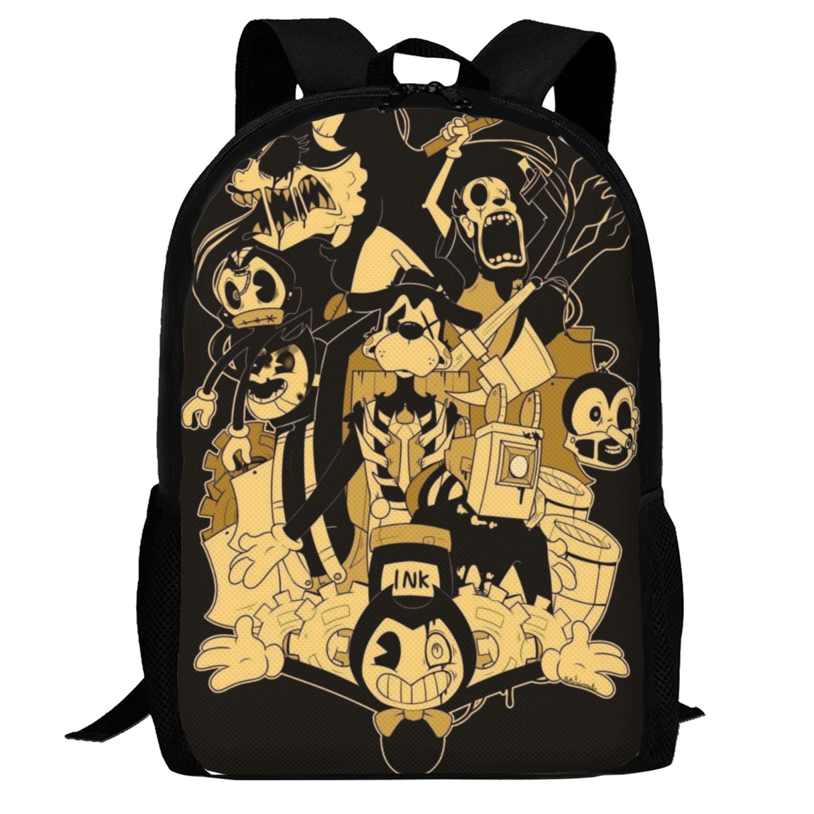 Casual Shoulder Bookbag, Bendy And The Ink Machine Backpack Travel Bag ...