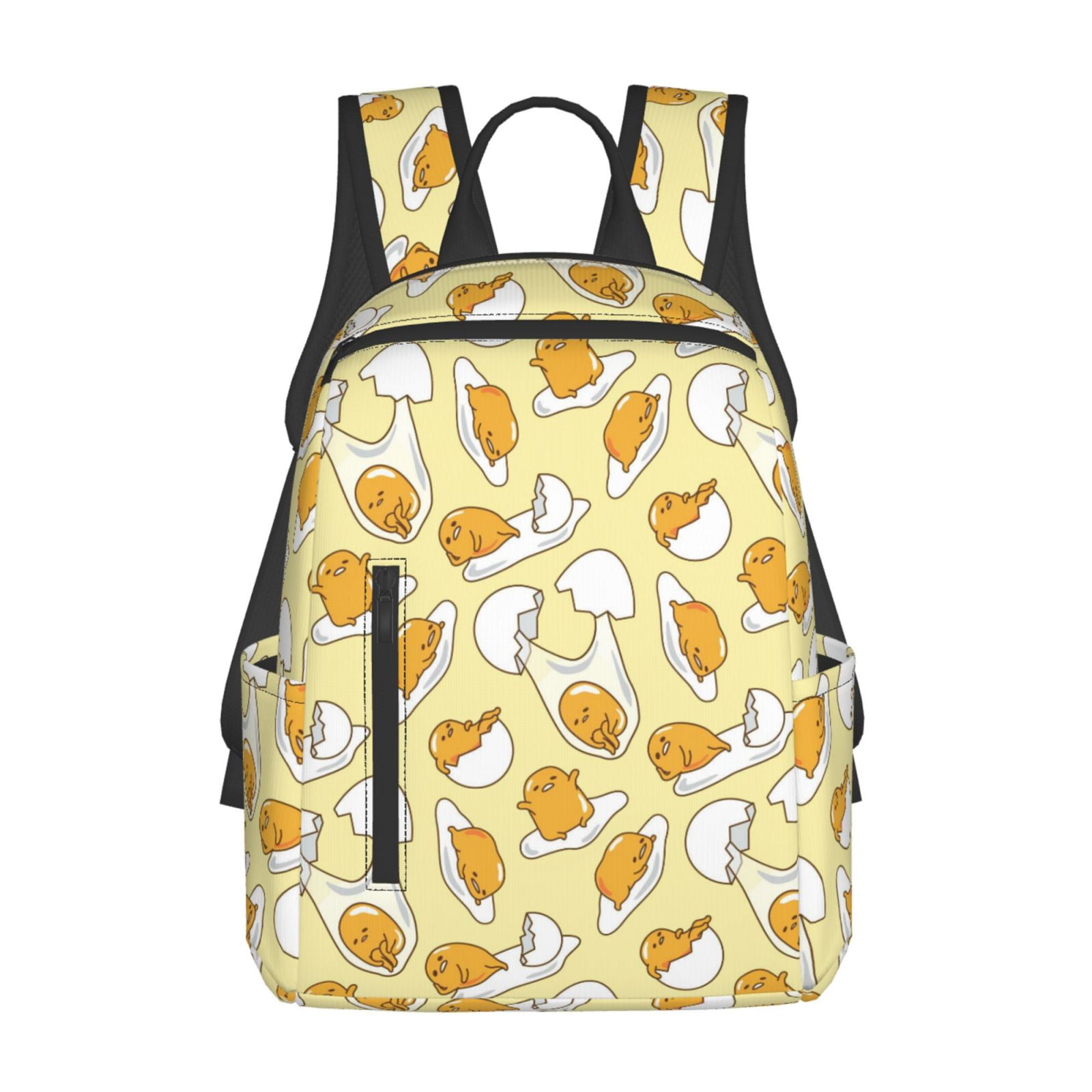 Casual Shoulder Bookbag, Gudetama Backpack Knapsack Travel Bag Outdoor ...