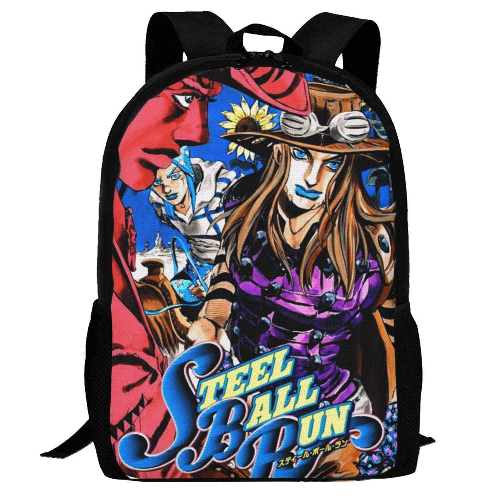 Casual Shoulder Bookbag, Jojo's Bizarre Adventure Gyro Zeppeli Backpack ...