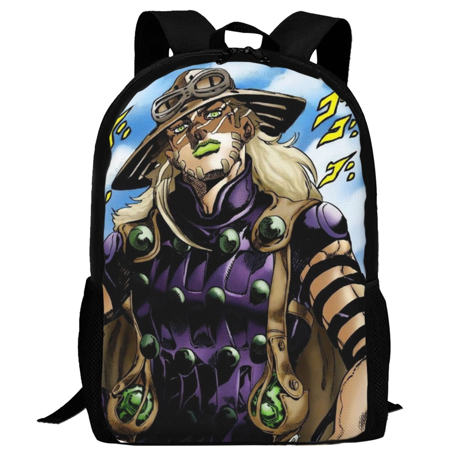 Casual Shoulder Bookbag, Jojo's Bizarre Adventure Gyro Zeppeli Backpack ...