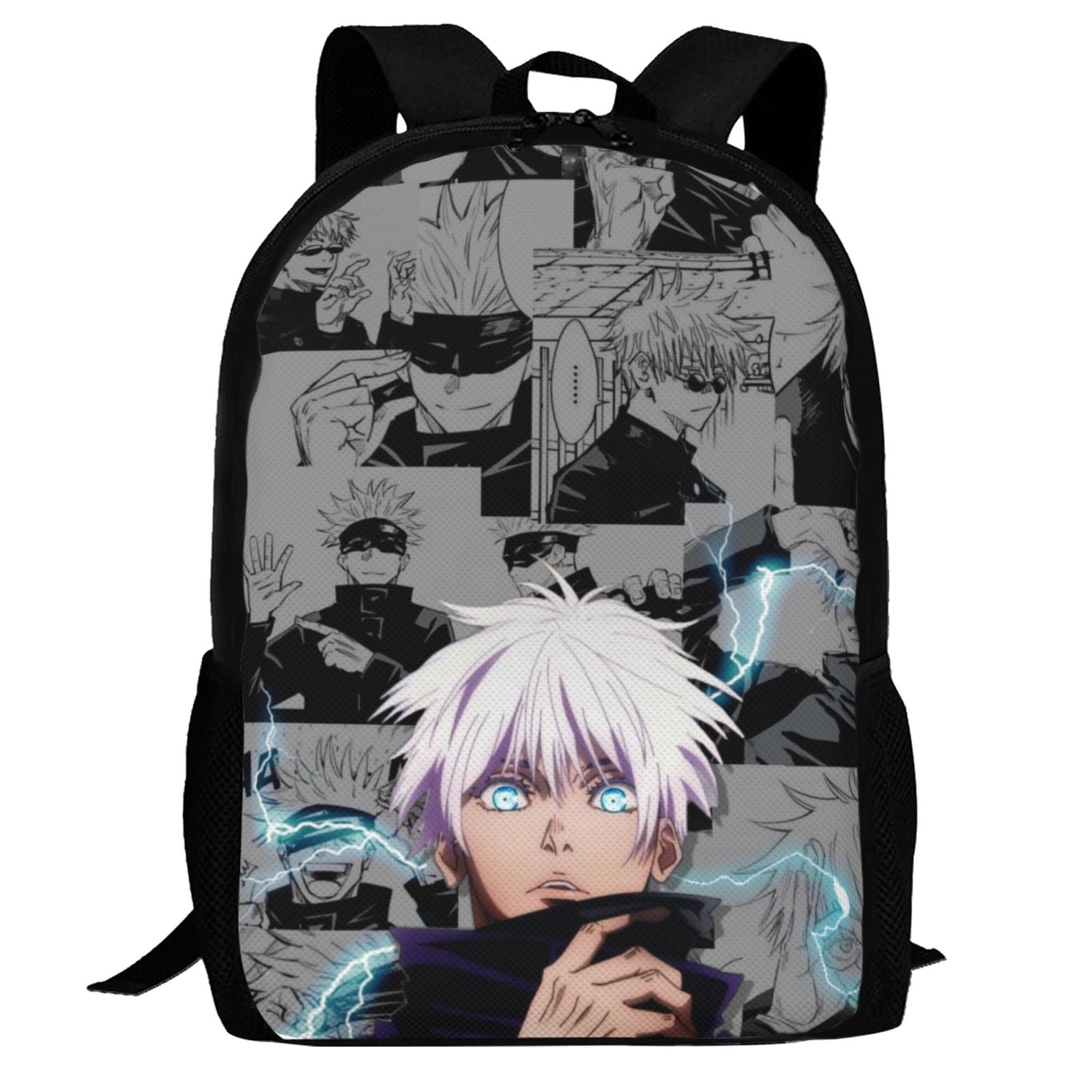 Casual Shoulder Bookbag, Jujutsu Kaisen Gojo Satoru Backpack Travel Bag ...