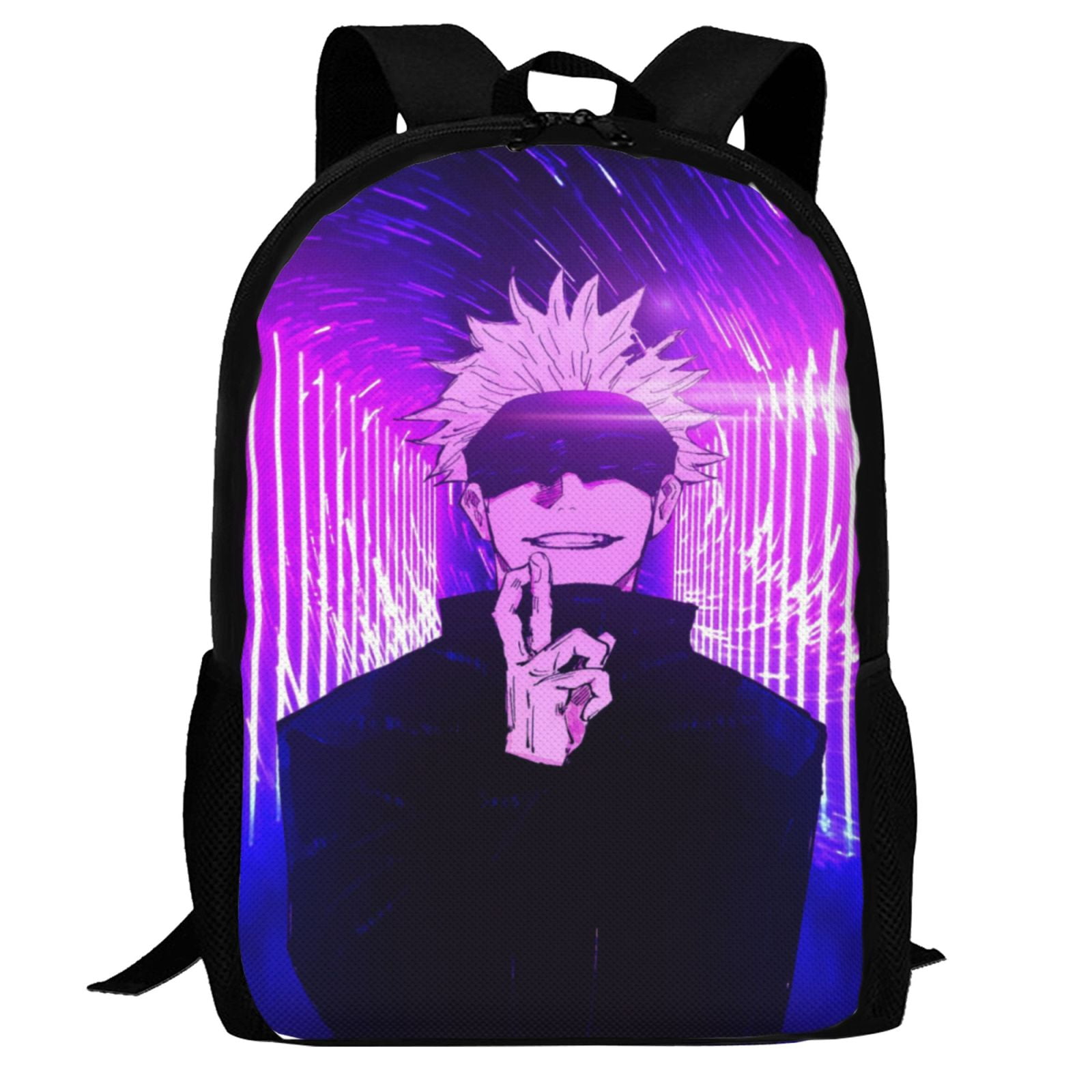 Casual Shoulder Bookbag, Jujutsu Kaisen Gojo Satoru Backpack Travel Bag ...