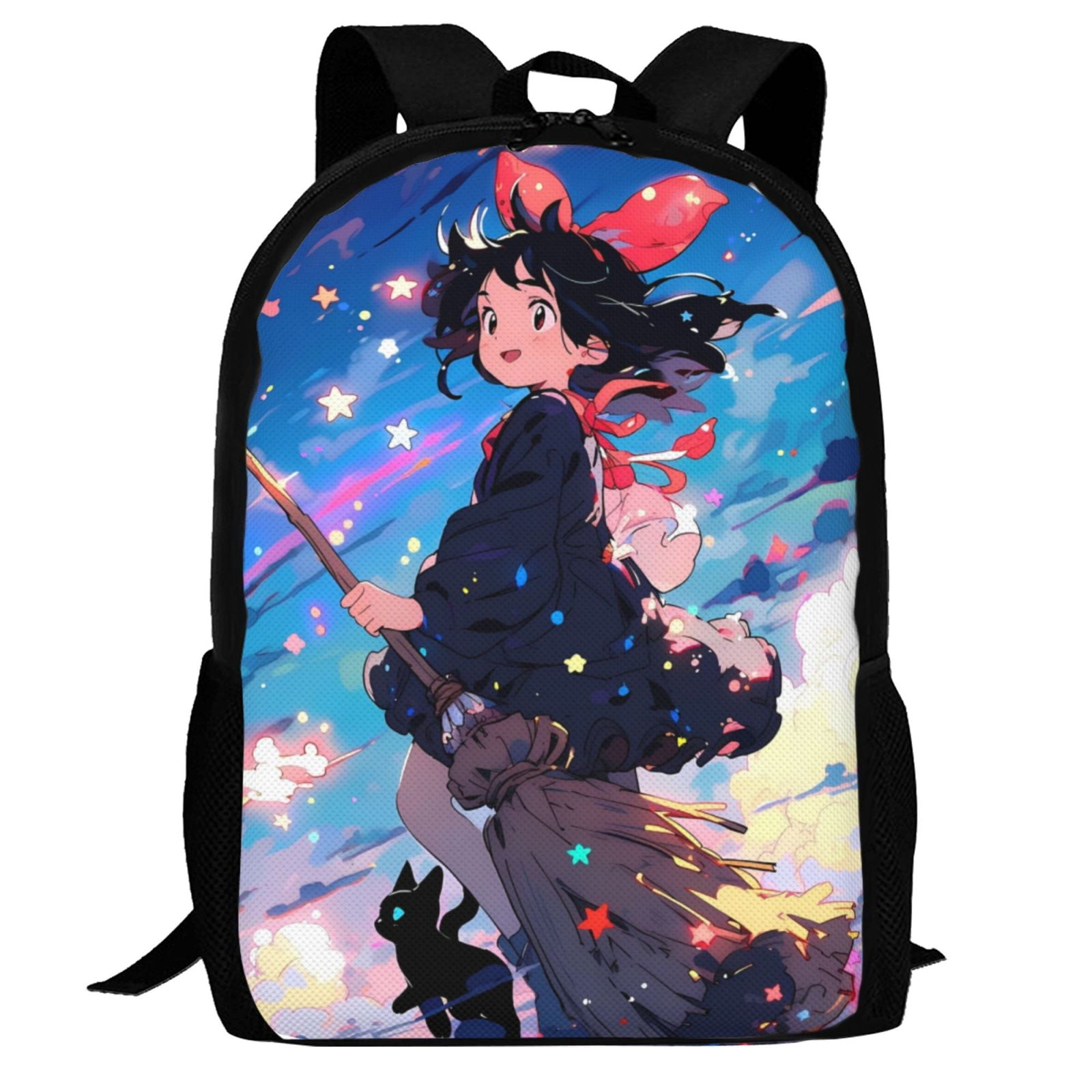 Casual Shoulder Bookbag, Kiki's Delivery Service Backpack Travel Bag ...