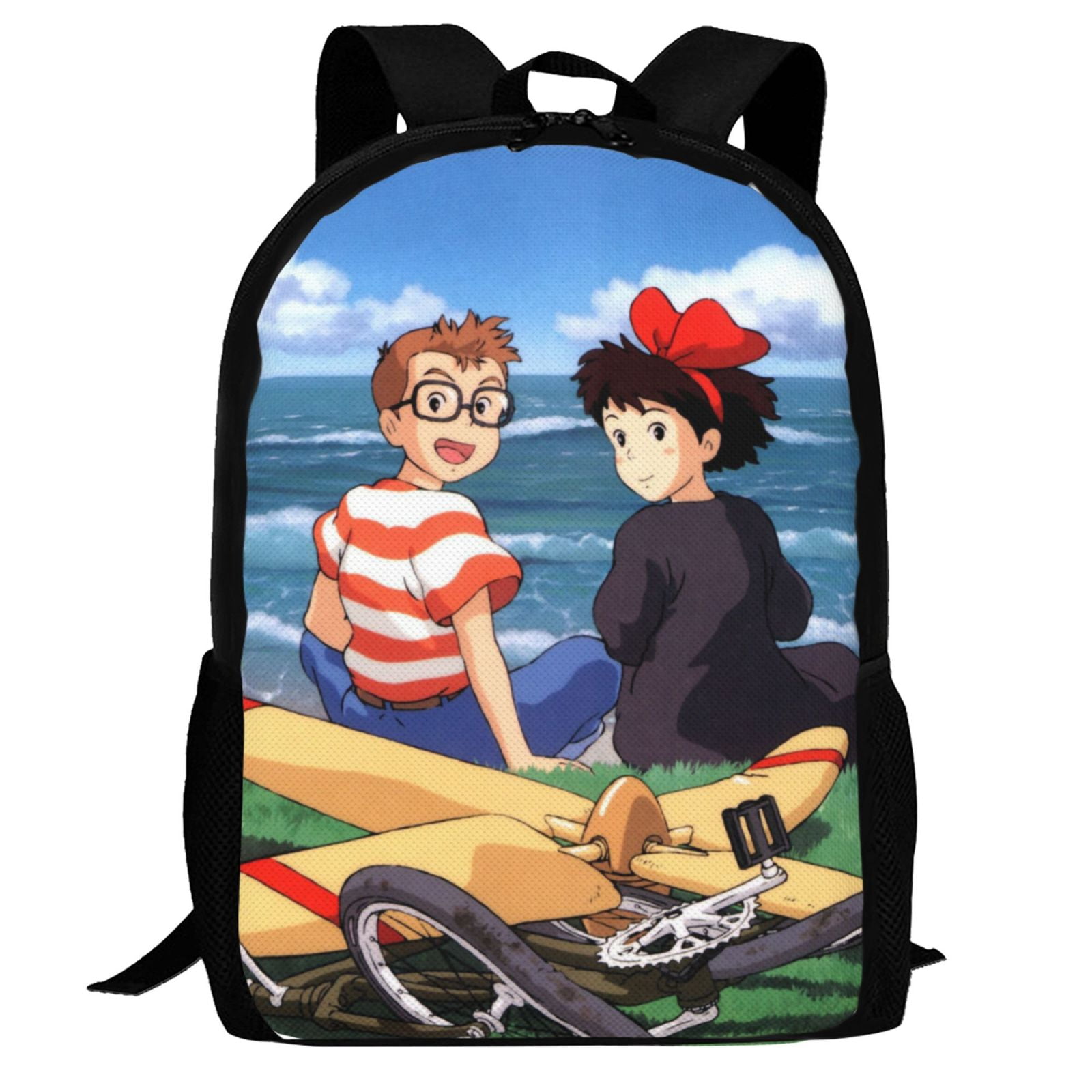 Casual Shoulder Bookbag, Kiki's Delivery Service Backpack Travel Bag ...