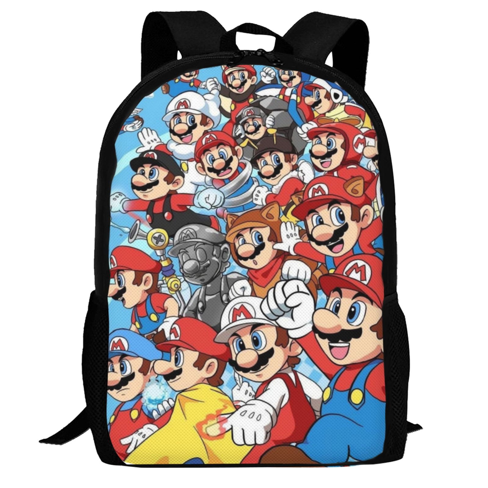 Casual Shoulder Bookbag, Super Mario Backpack Travel Bag Knapsack For ...