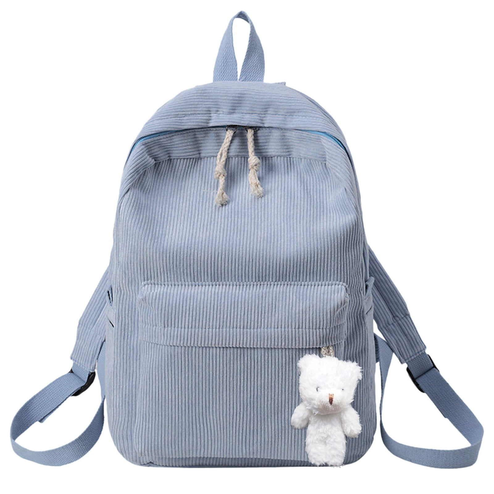 Casual Shoulder Corduroy Backpack Student Fashion Bag Womens Bag Youth ...