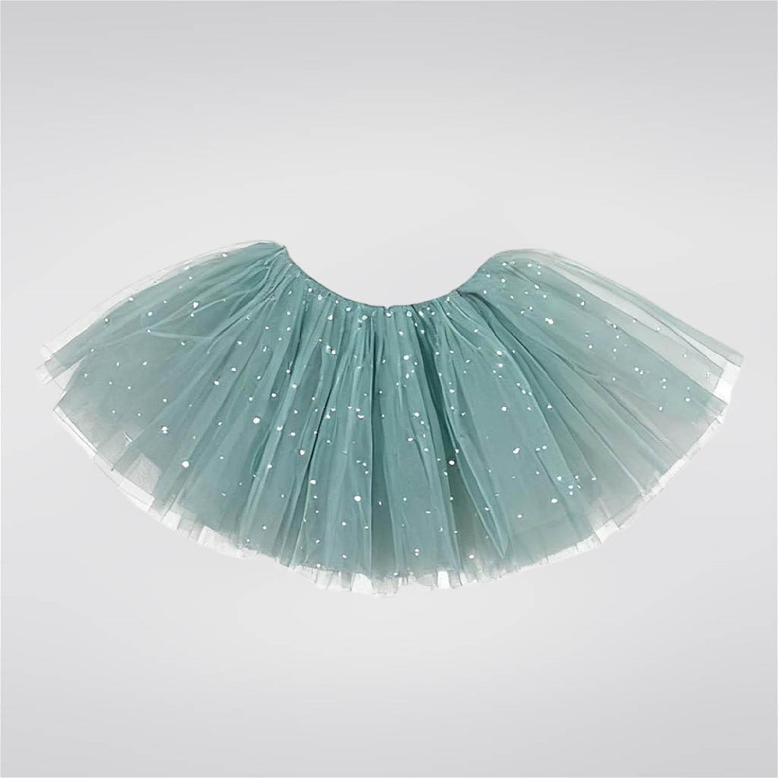 Casual Skirts for Girls Girl Mesh Tutus Skirt Sparkly Layered Tulles ...