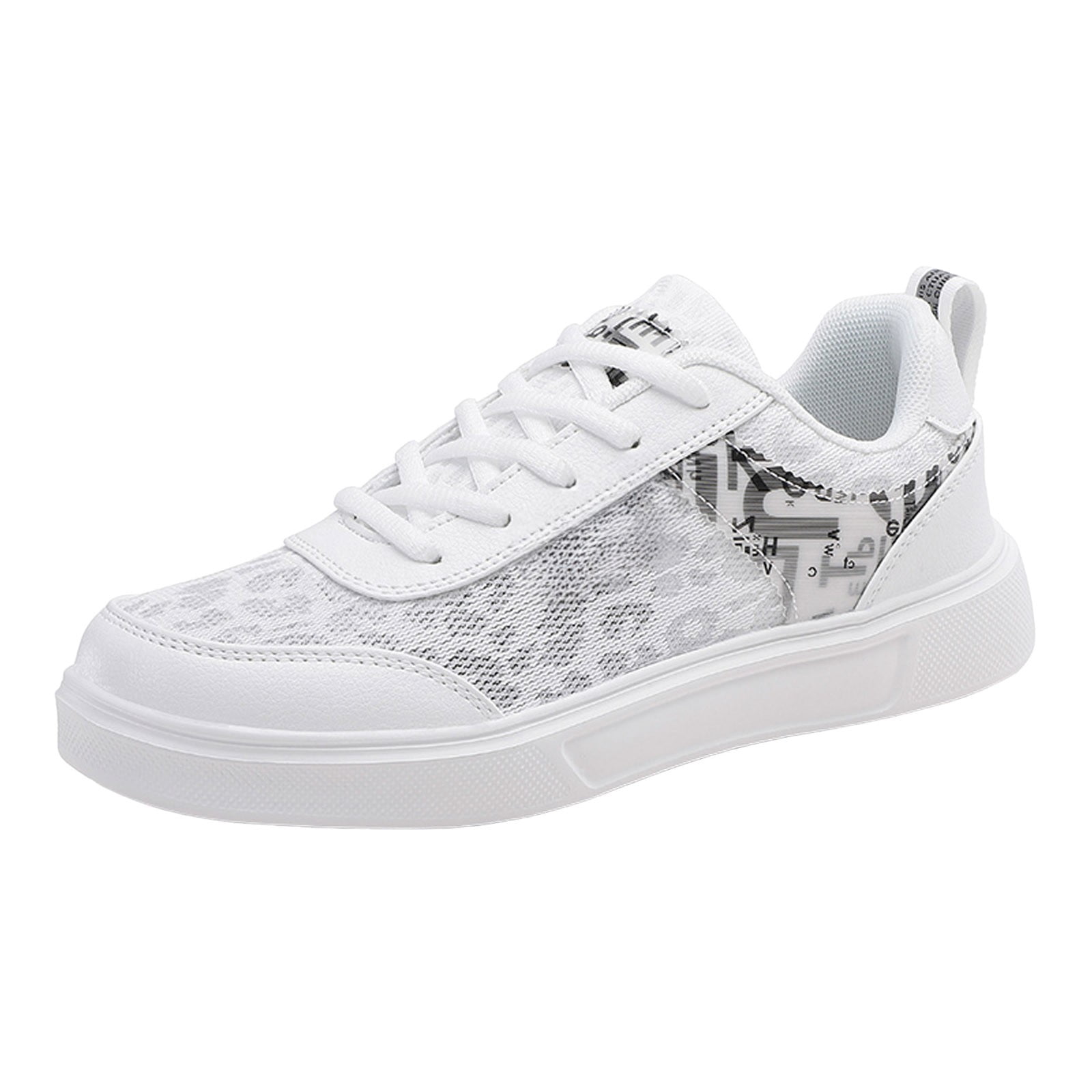 Casual Sneakers for Daily Wear Breathable Mesh Flat Shoes with ...