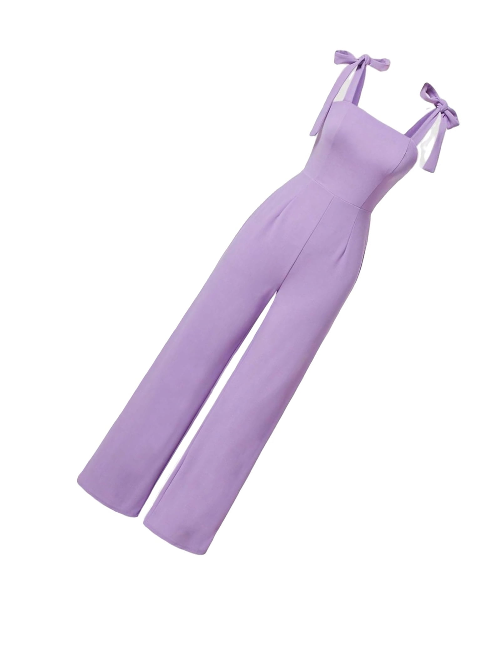 Casual Solid Cami Jumpsuit Lilac Purple Women Jumpsuits Casual Solid Cami Jumpsuit Lilac Purple Women Jumpsuits