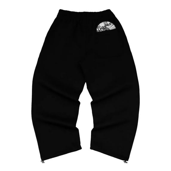 Casual Solid Color Jogger Pants With Side Pockets Comfortable Elastic ...