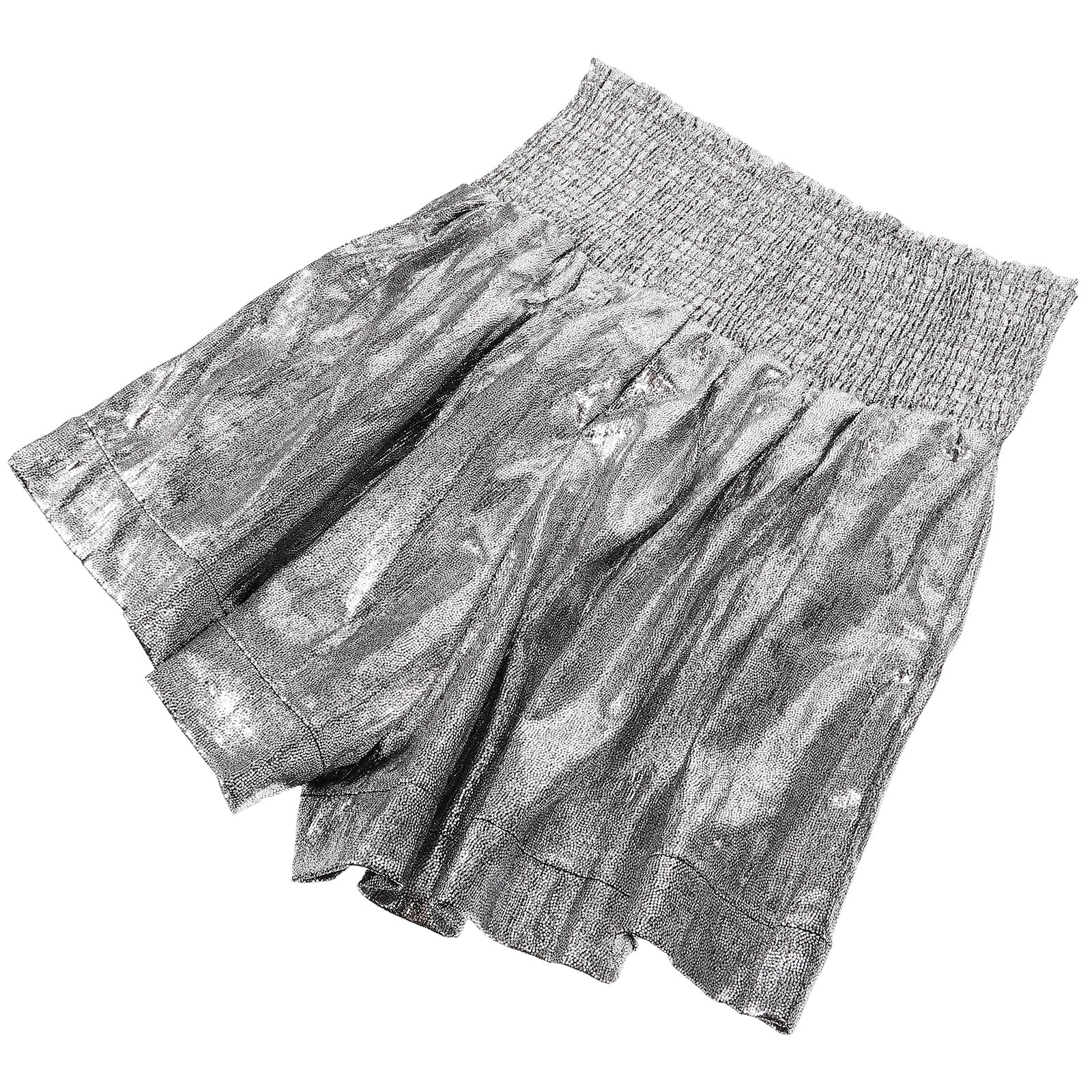 Casual Sports Women's Shorts Loose Elastic Waist Draped Flash Pants ...