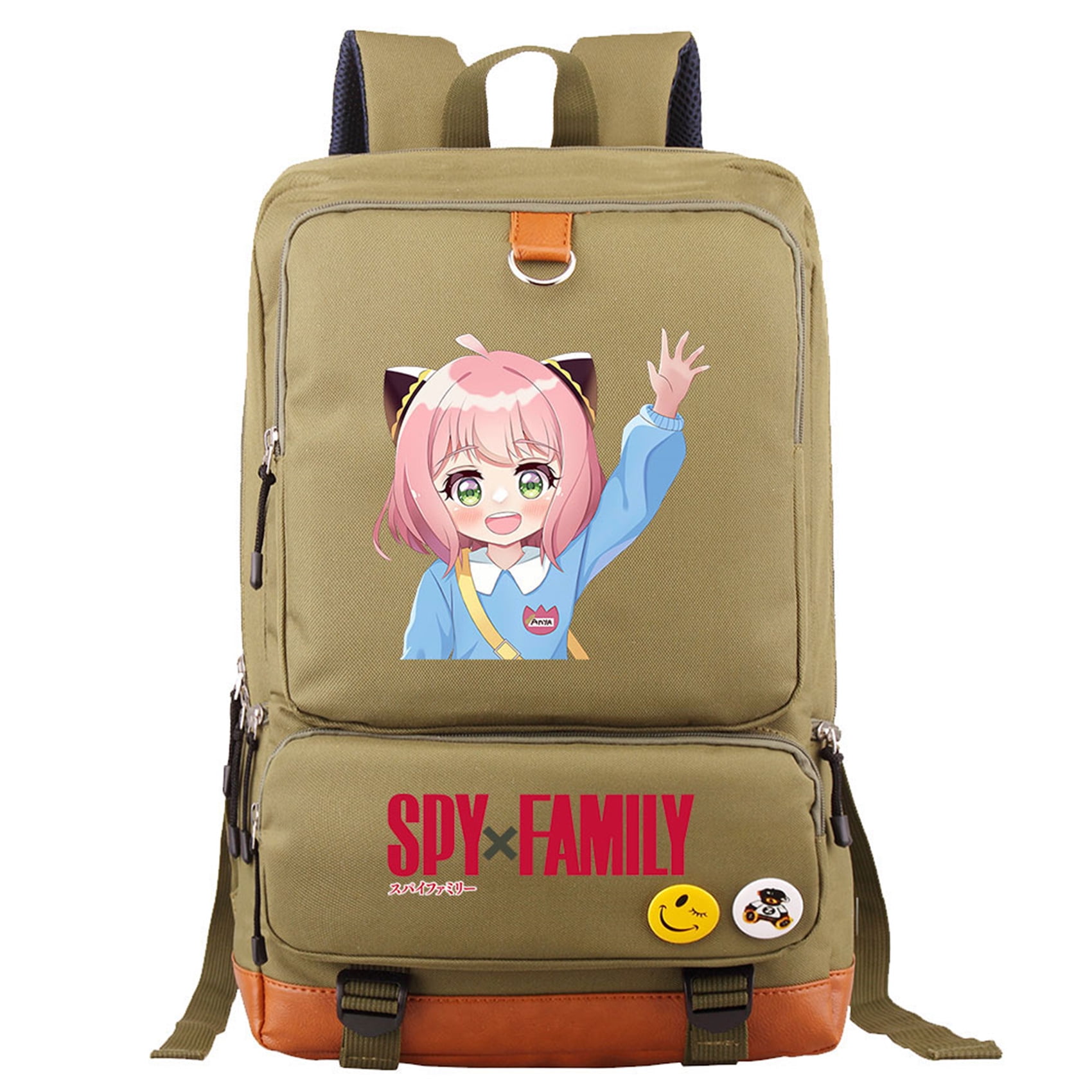Casual Spy x Family Backpack Teen Wearproof Travel Knapsack Cartoon ...
