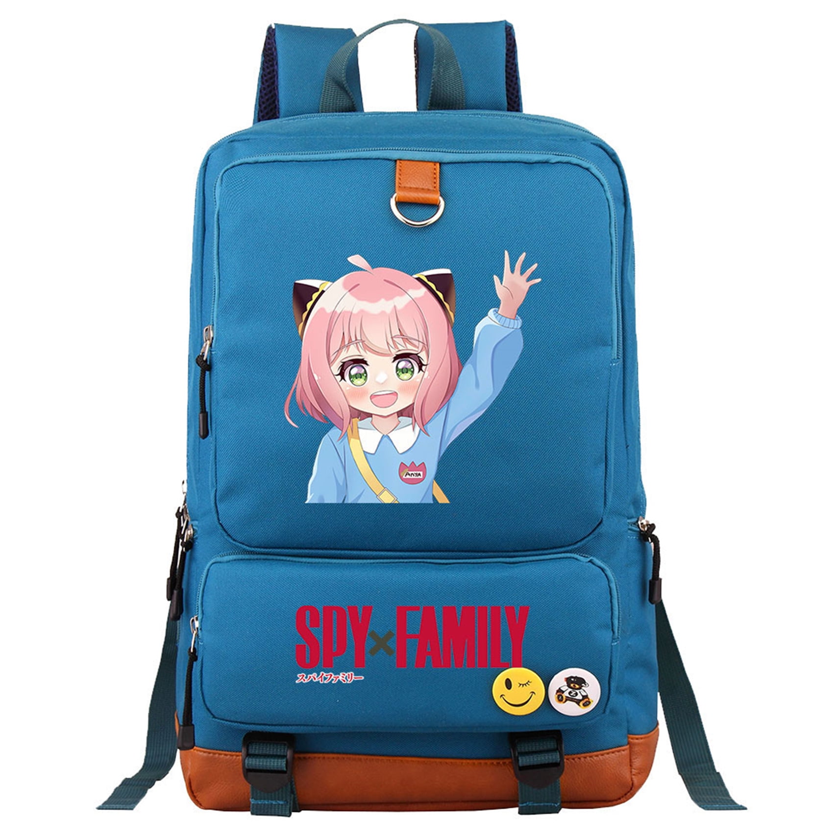 Casual Spy x Family Backpack Teen Wearproof Travel Knapsack Cartoon ...