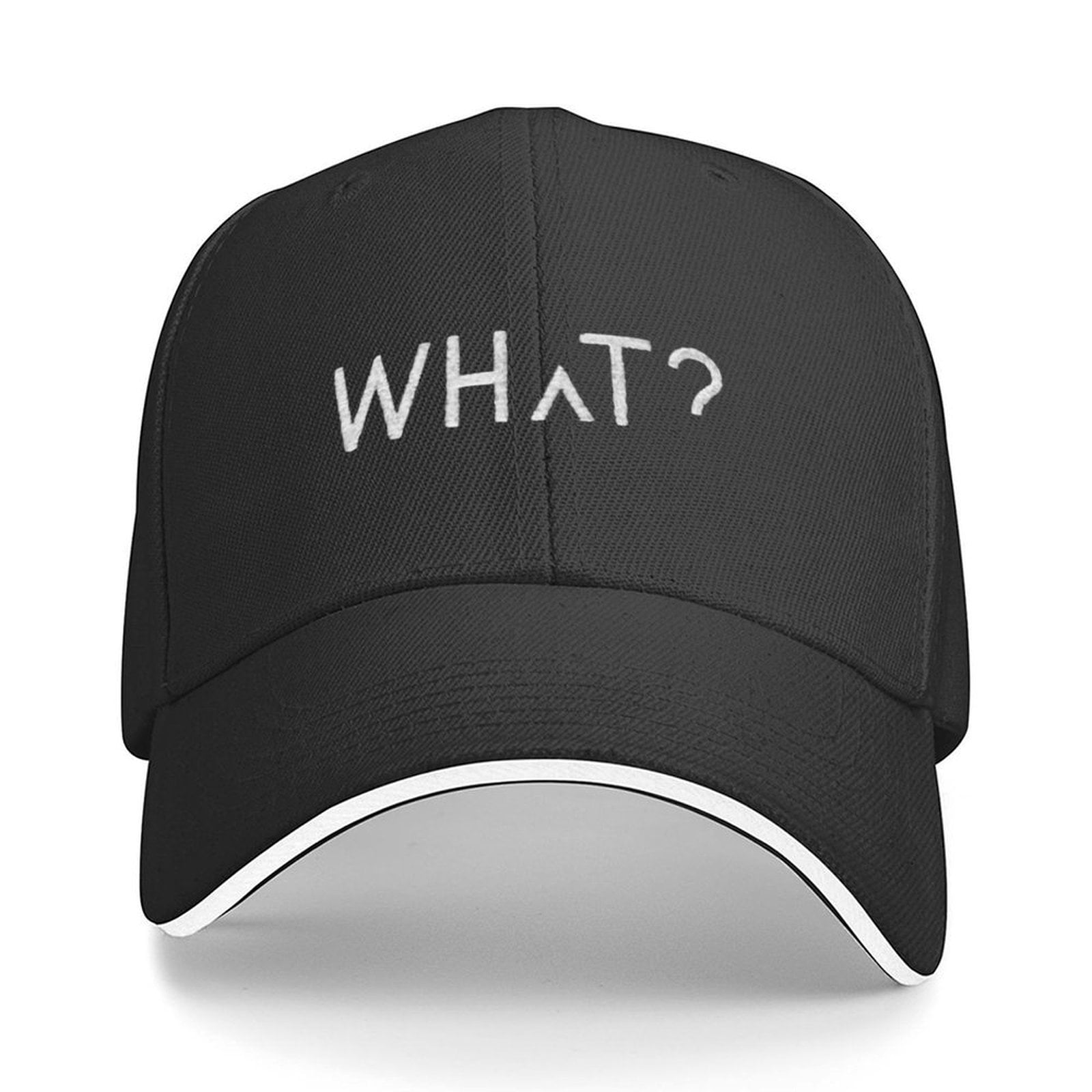 WHAT Casual Style Fun Gift Print Baseball Cap Adjustable Strap for ...