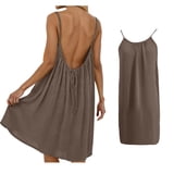 Casual Summer Dresses for Women 2026 Sleeveless Open Back Dress for ...