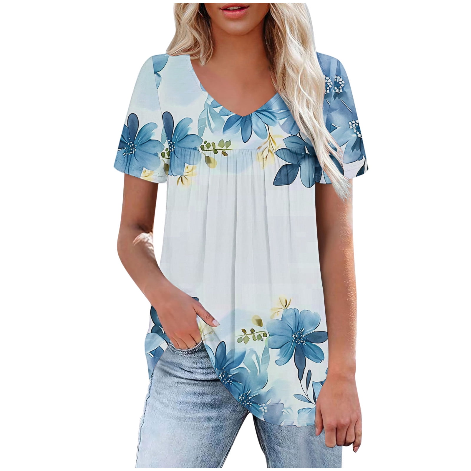 Casual Summer Tops for Women Over 50 Elegant Blouses for Women 2025 ...