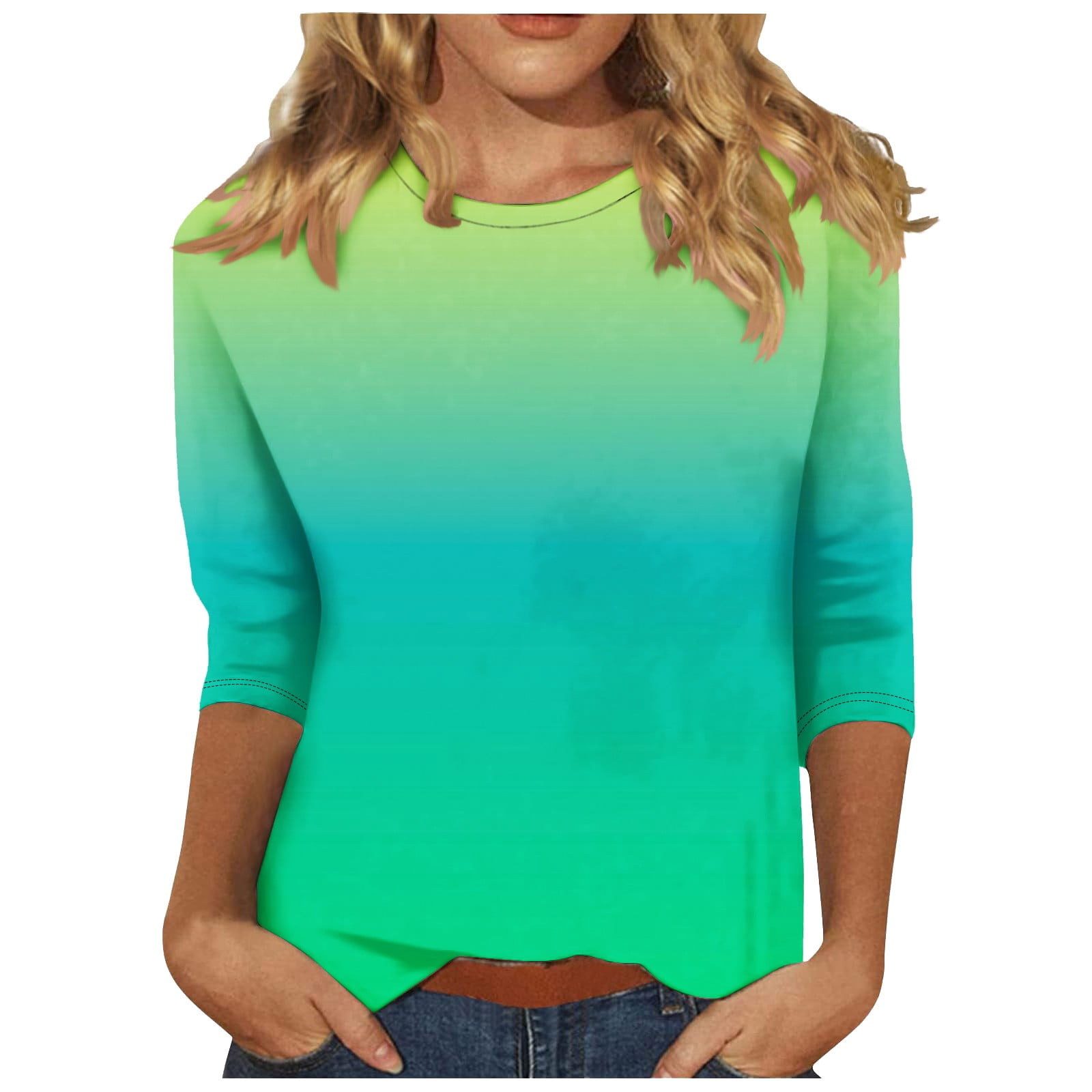 Casual Summer Tops for Women Over 50 Women Blouses for Work Short ...