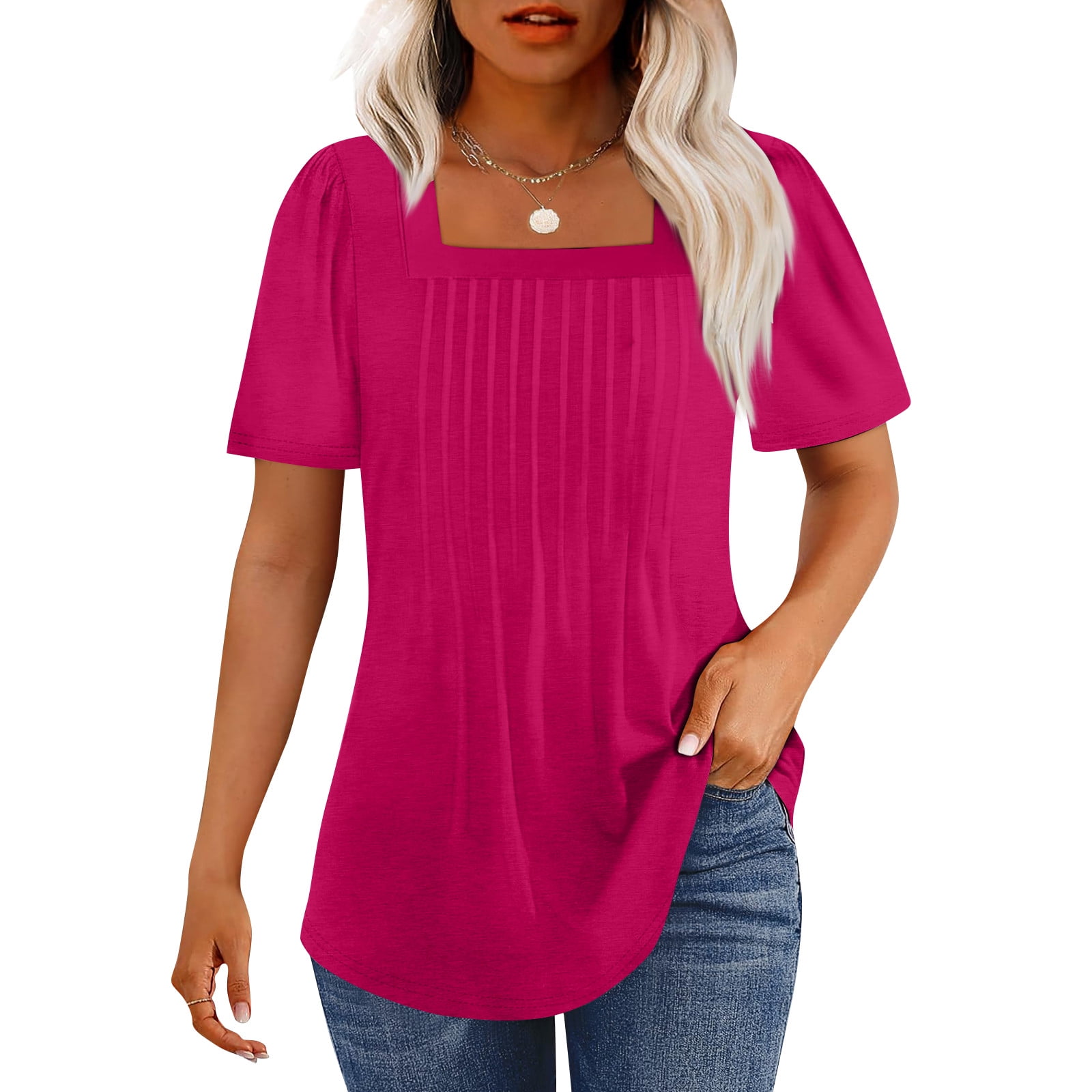Casual Summer Tops for Women - Walmart.com