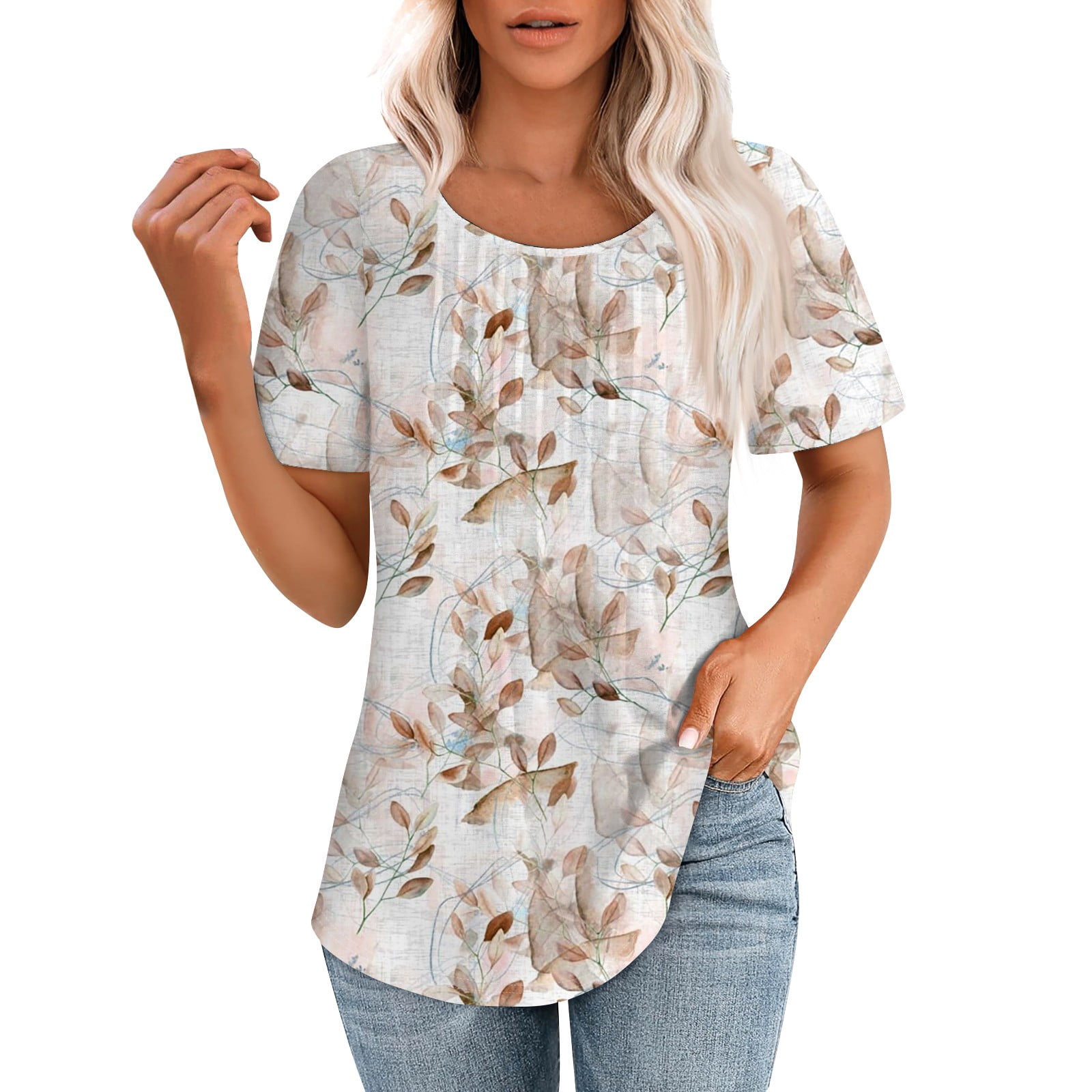 Casual Summer Tops for Women - Walmart.com