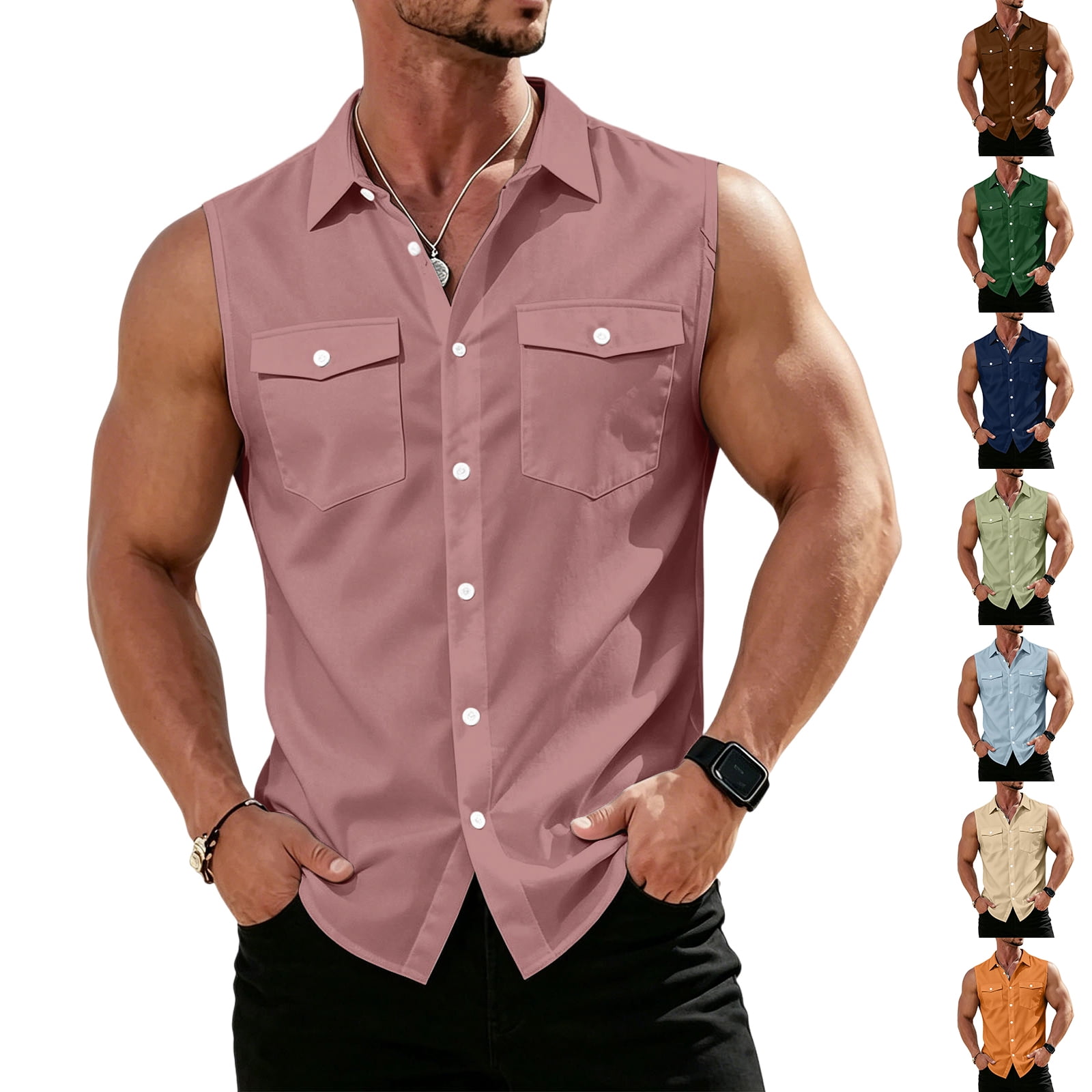 Casual Summer Vests with Breathable Fabric and Classic Fit Showcasing ...