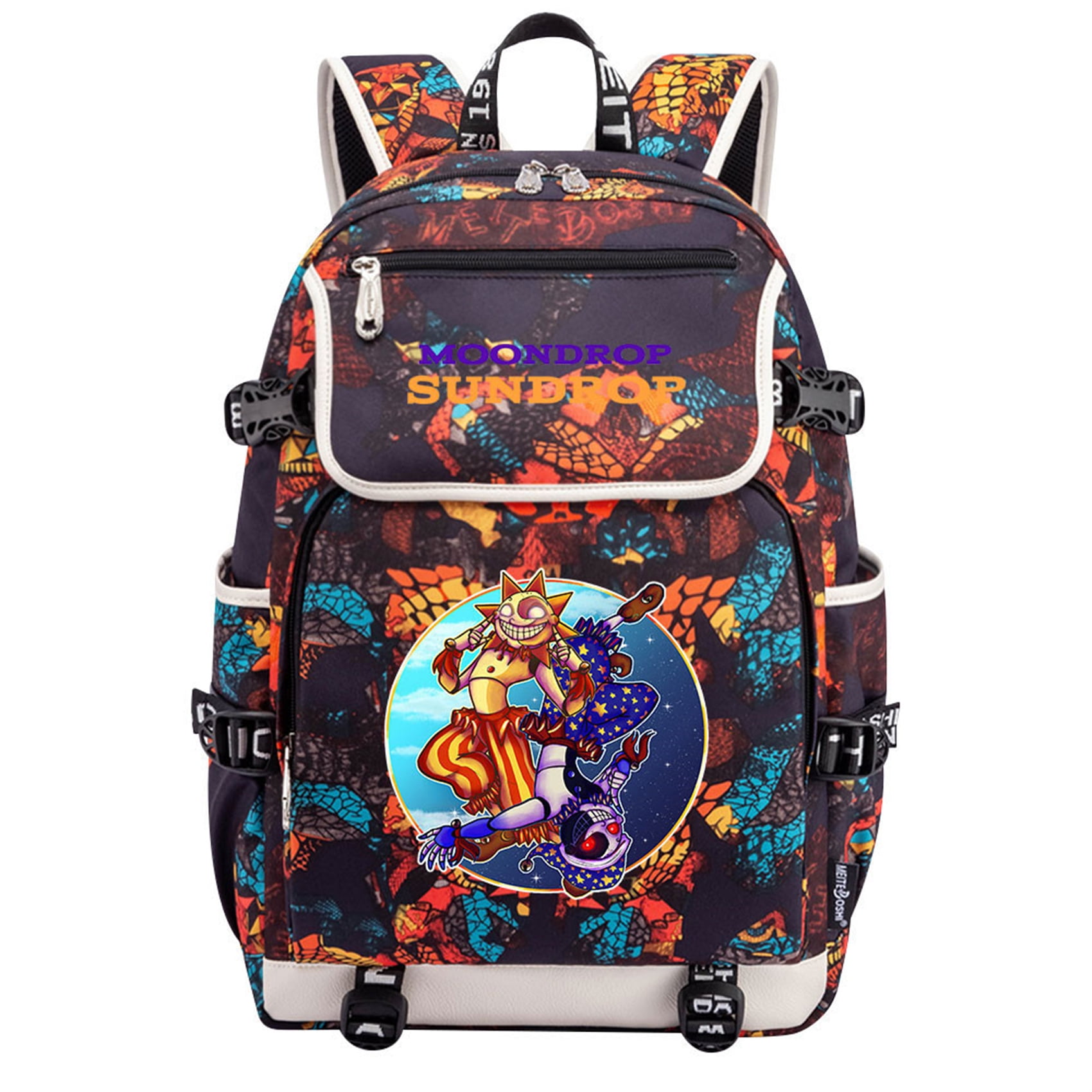 Casual Sundrop&Moondrop Backpack Teen Waterproof Laptop Knapsack ...