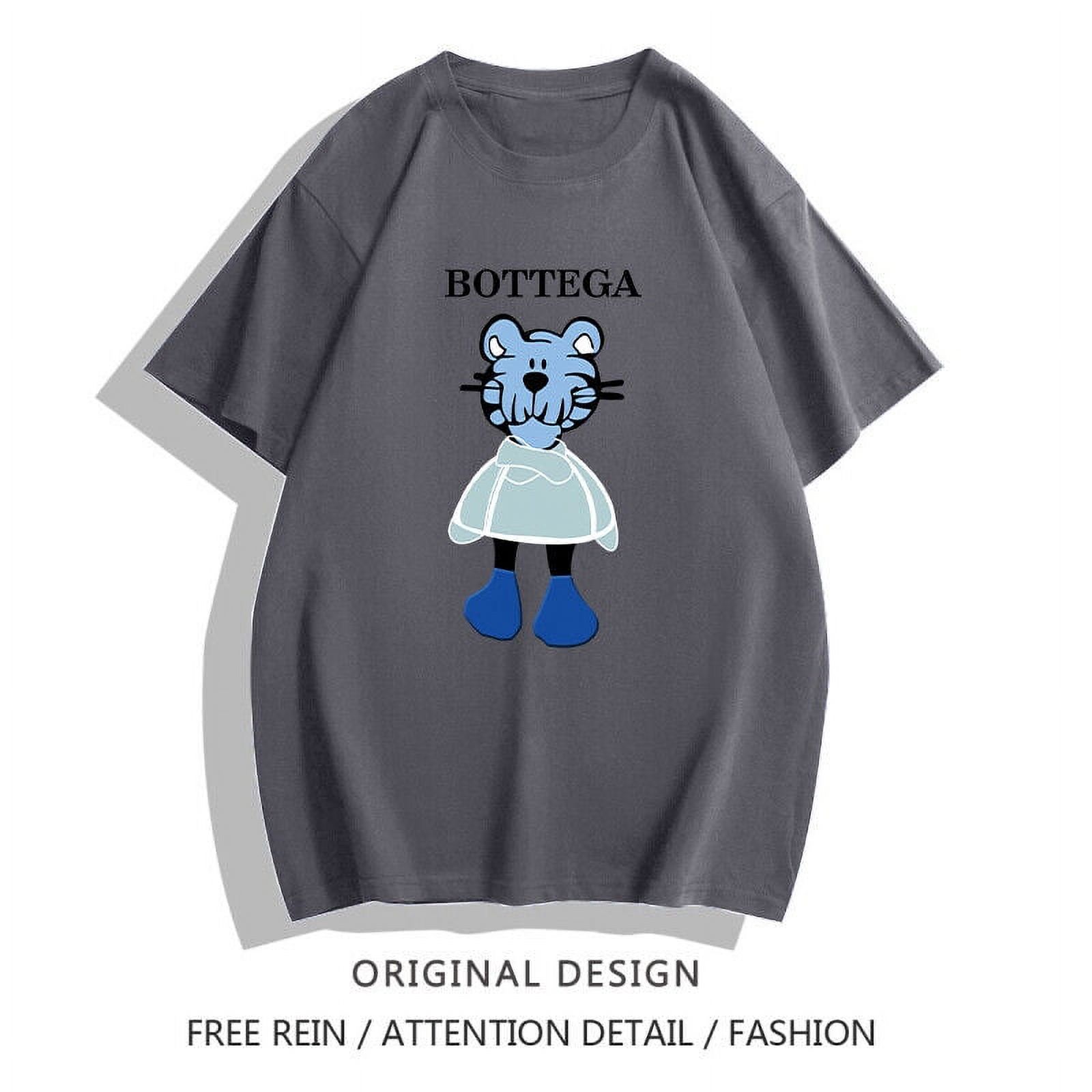 Casual T-Shirt T-Shirts Crew neck Pullover Cartoon Short Sleeve Summer ...