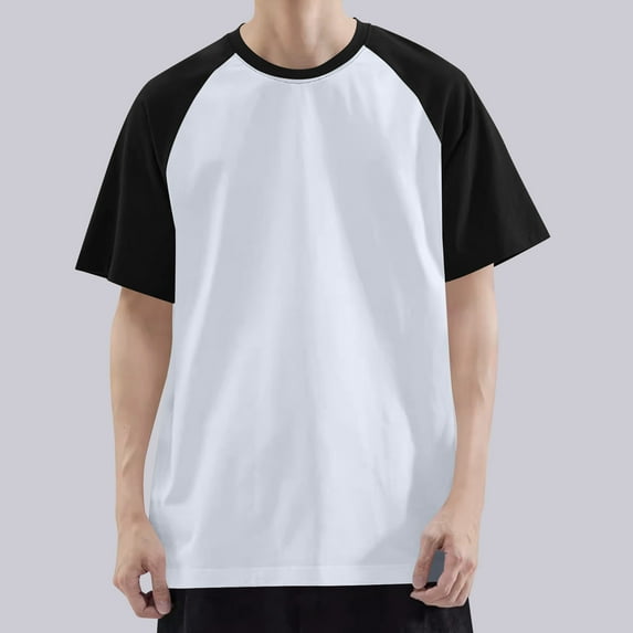 Casual T Shirts for Men Short Sleeve Crewneck Tees Tops Mens Pullover ...