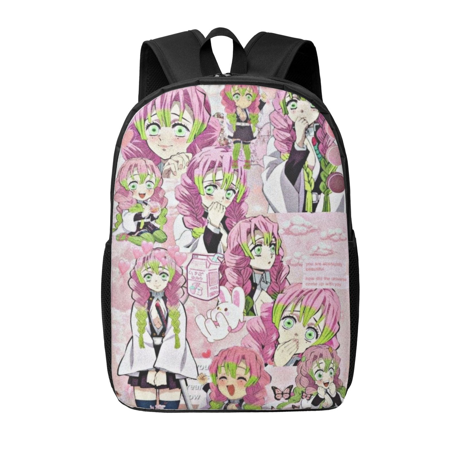 Casual Teens Shoulder Bookbag, Demon Slayer Kanroji Mitsuri Backpack ...