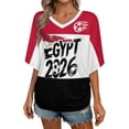 Casual Top for Women Printed Short Sleeve Crew Neck Fashion Crop Tank ...