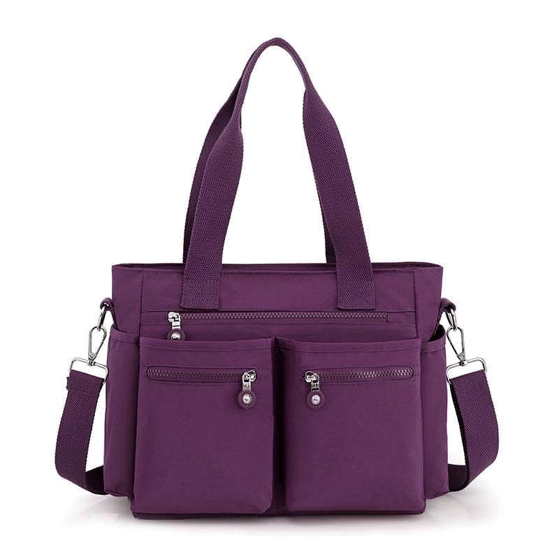 Gocvo Casual Tote Bags with Multiple Pockets, Nylon Large Capacity ...