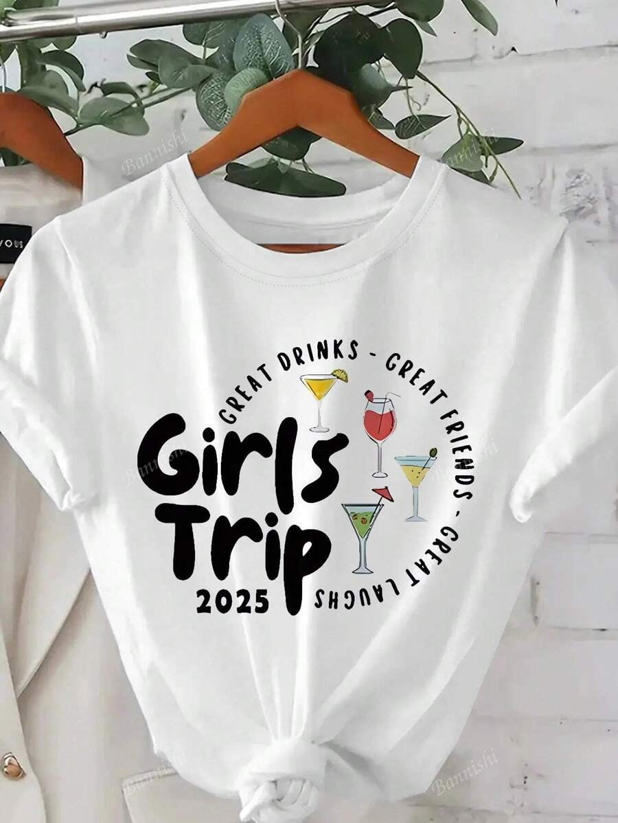 Casual Versatile Solid Color Round Neck Short Sleeve T-Shirt - Walmart.com