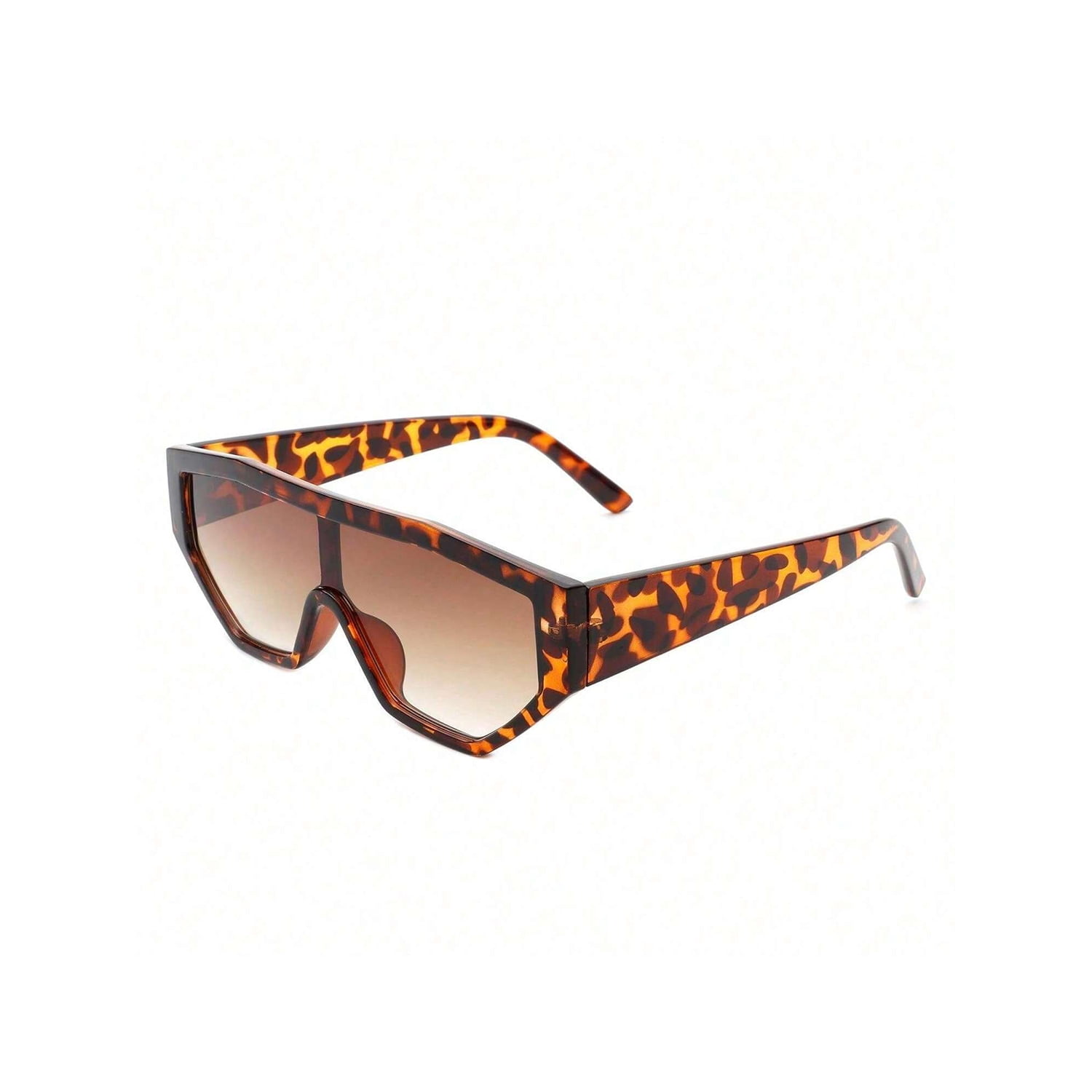 Casual Versatile Style Soft-Edge Oval Frame UV-Protective Sunglasses ...