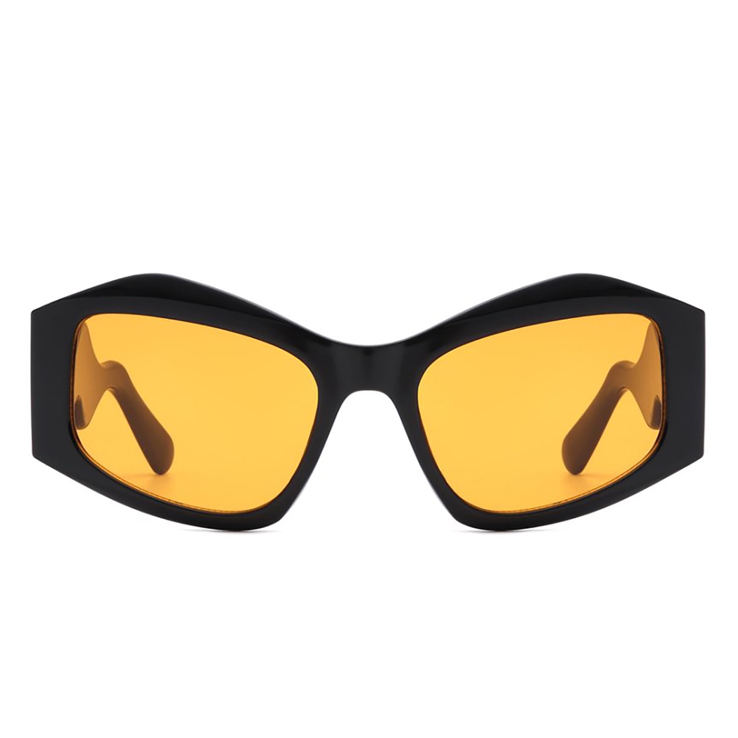 Casual Versatile Style Soft-Edge Square Frame UV-Protective Sunglasses ...