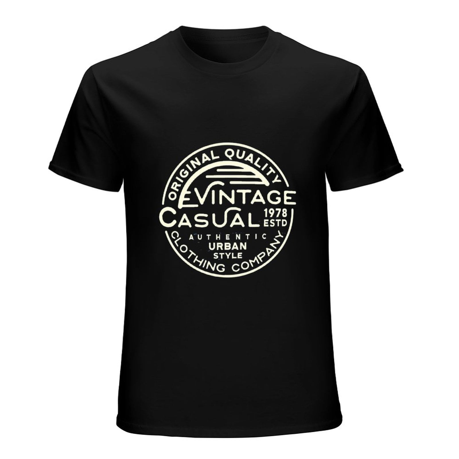 Casual Vintage 1978 ESTD Men's Retro Tee Relaxed Fit Graphic T-Shirt ...