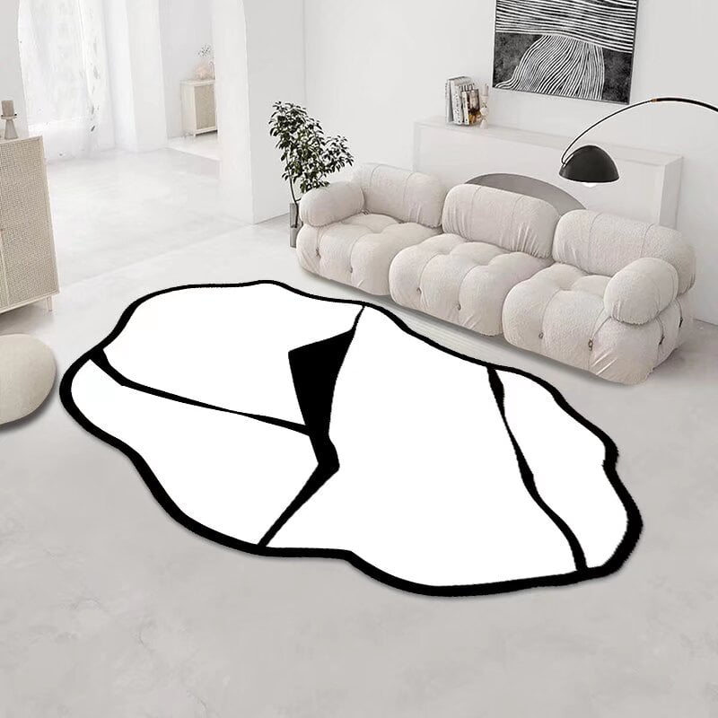 European Modern carpets for living room Minimalism Special-shaped Rugs ...
