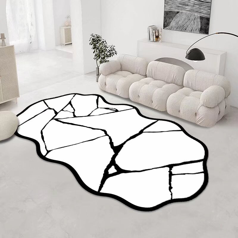 European Modern carpets for living room Minimalism Special-shaped Rugs ...