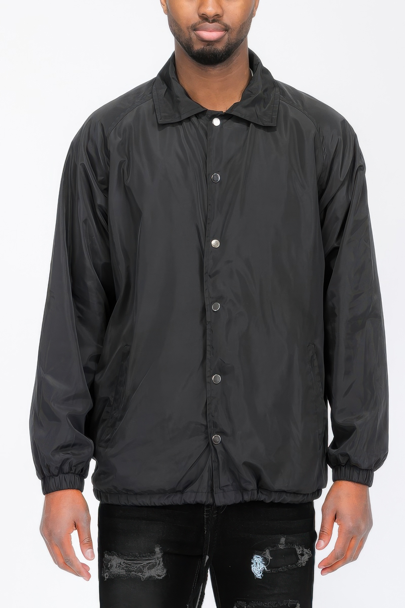 Casual Windbreaker Light Weight Coaches Jacket - Walmart.com