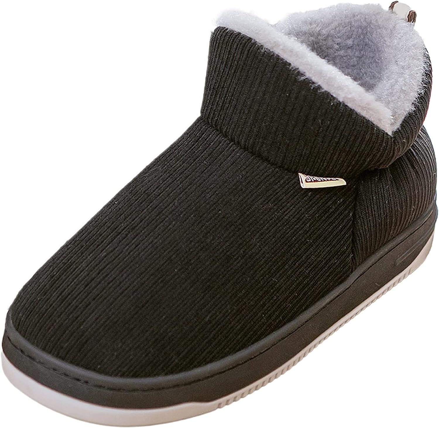 Casual Winter Snow Boots Suede Fashion Western Boots Slip On Booties ...