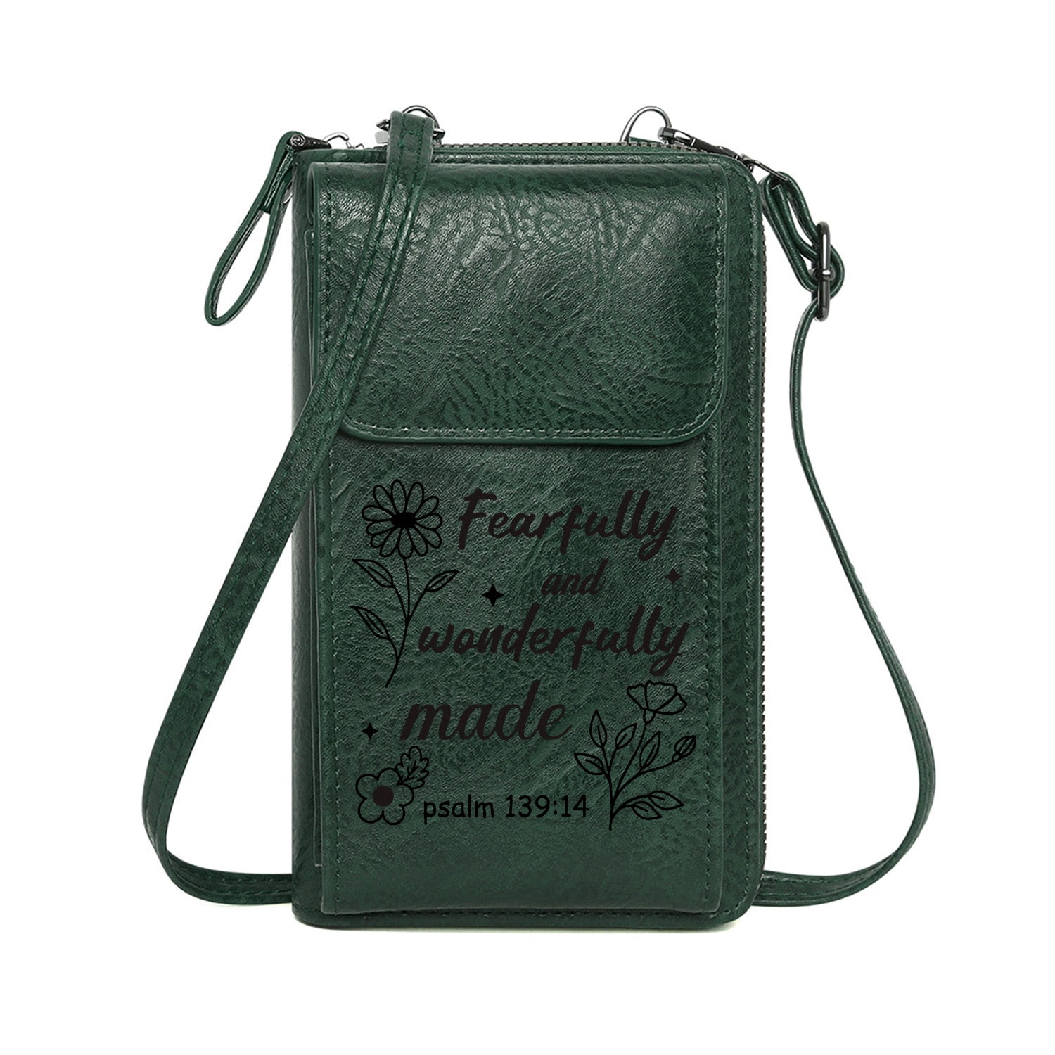 Casual Women Crossbody Phone Bag Dot Pattern Small Crossbody Soft PU ...