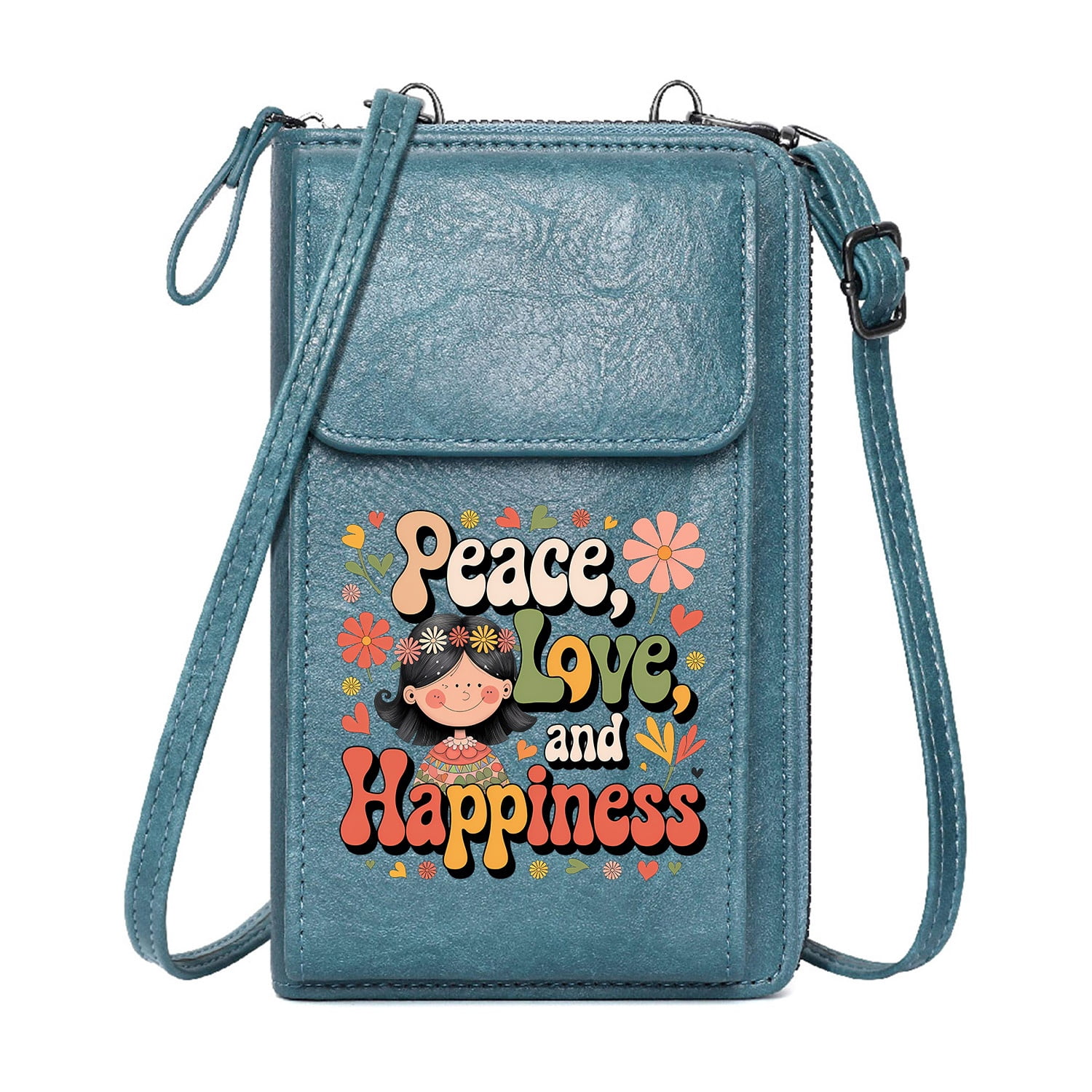 Casual Women Ladies Messenger Floral Print Lightweight Bag Multi Card ...