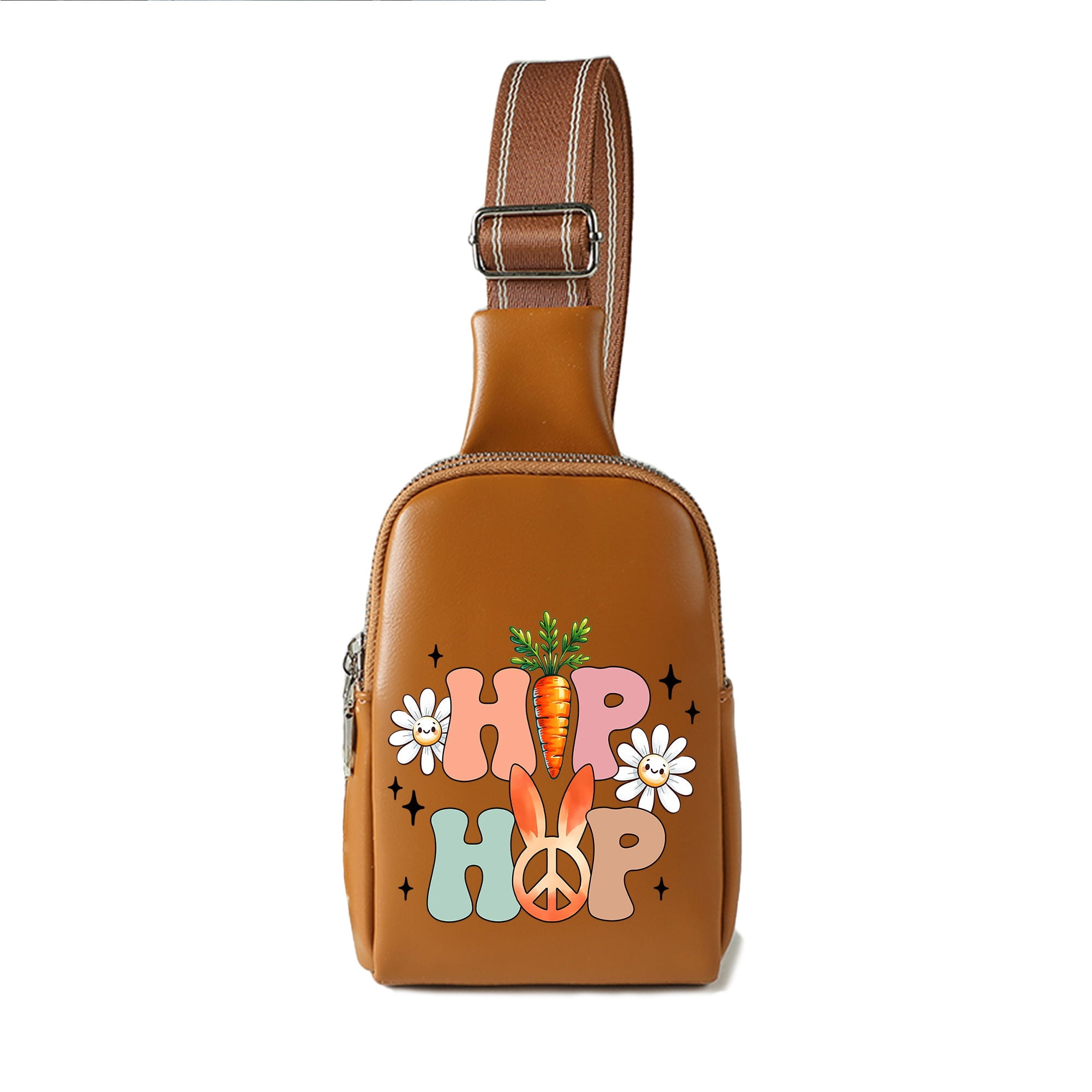 Casual Women Messenger Bag Elegant Pattern Small Waist Pack Fits Most ...