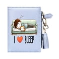 Casual Women Purse Abstract Print Card Holder Wallet Practical PU ...