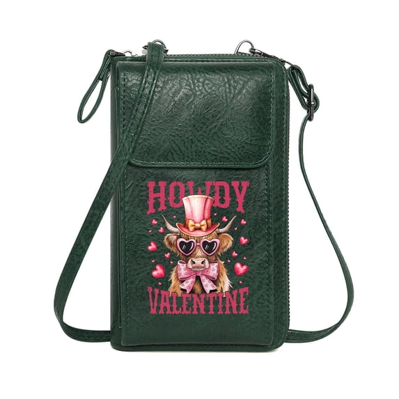Casual Women Shoulder Bag Fashion Print Crossbody Phone Bag With ...