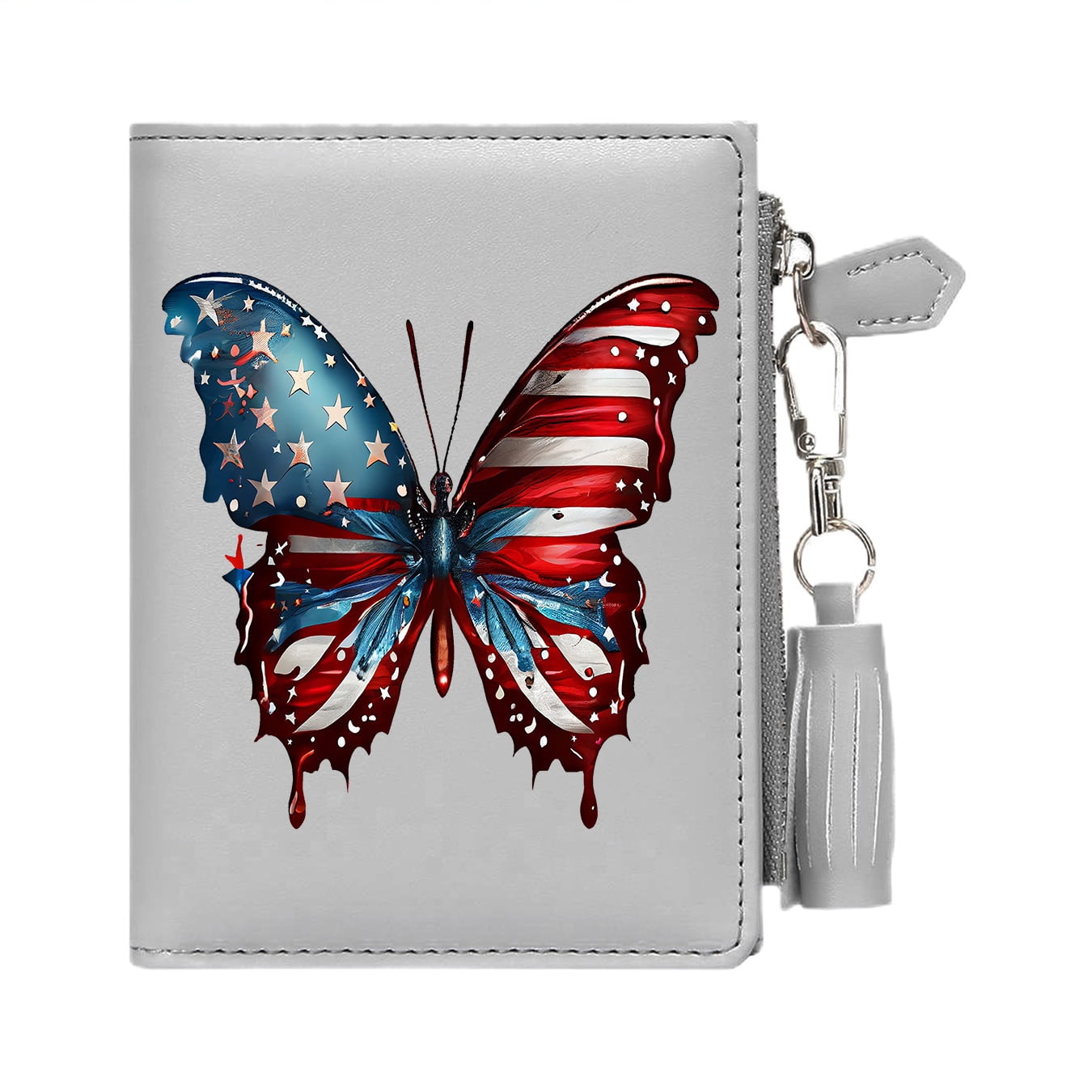 Casual Women Zipper Wallet Geometric Pattern Wallet Purse Practical PU ...