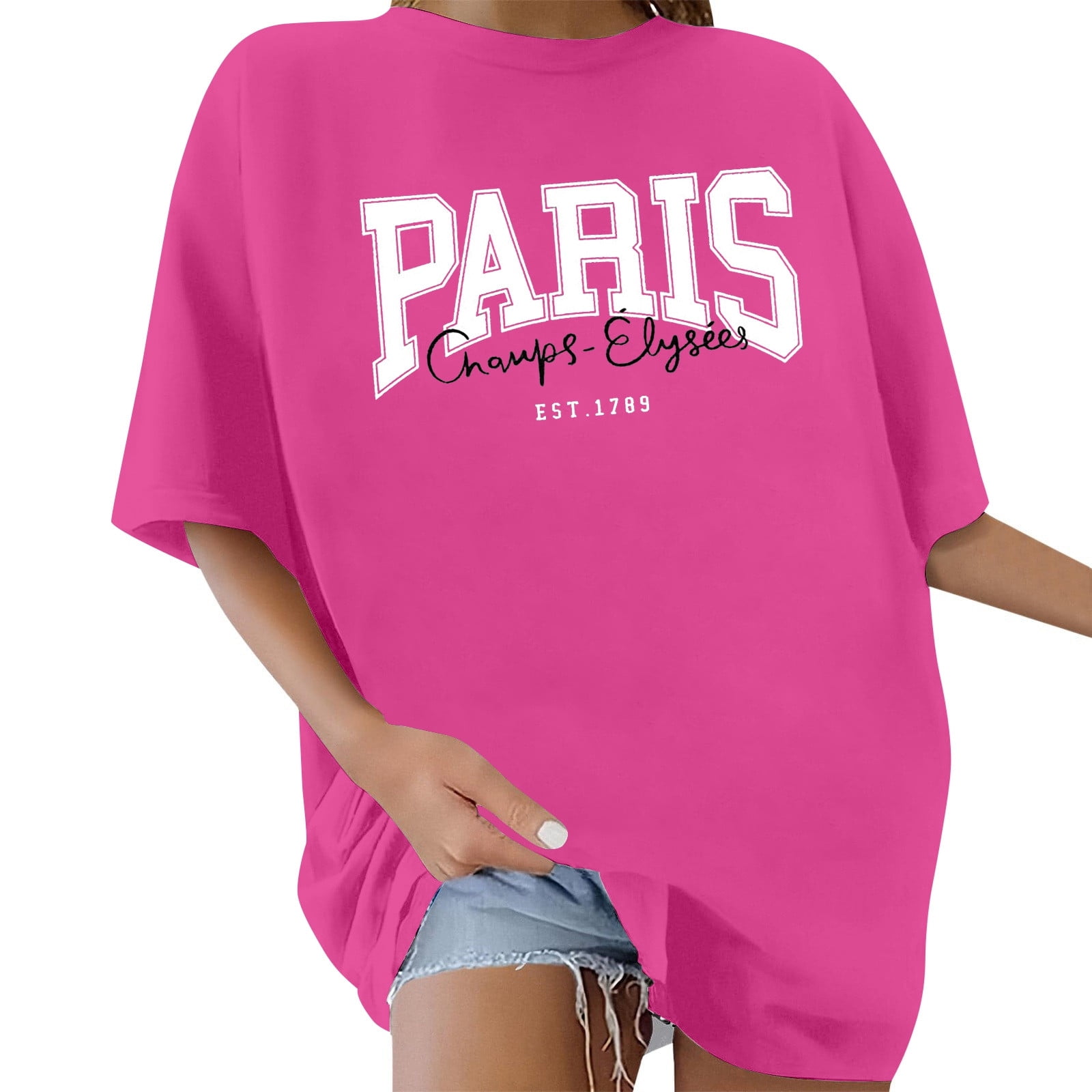 Casual Women's Funny Graphic T Shirt Cute Lightweight Tee for Everyday ...