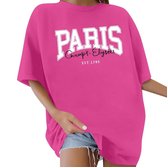 Casual Women's Funny Graphic T Shirt Cute Lightweight Tee for Everyday ...