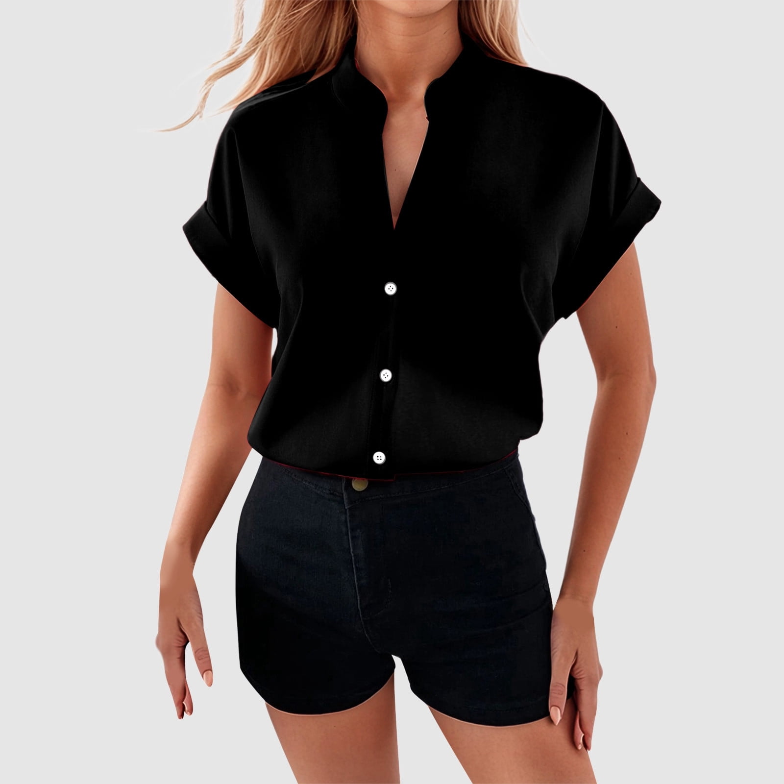 Casual Women's Shirts For Everyday Wear Loose Fit Comfortable Blouse ...